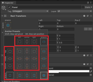 【Unity】Anchor（アンカー）の設定について | 元SEのニートがゲーム開発者を目指す